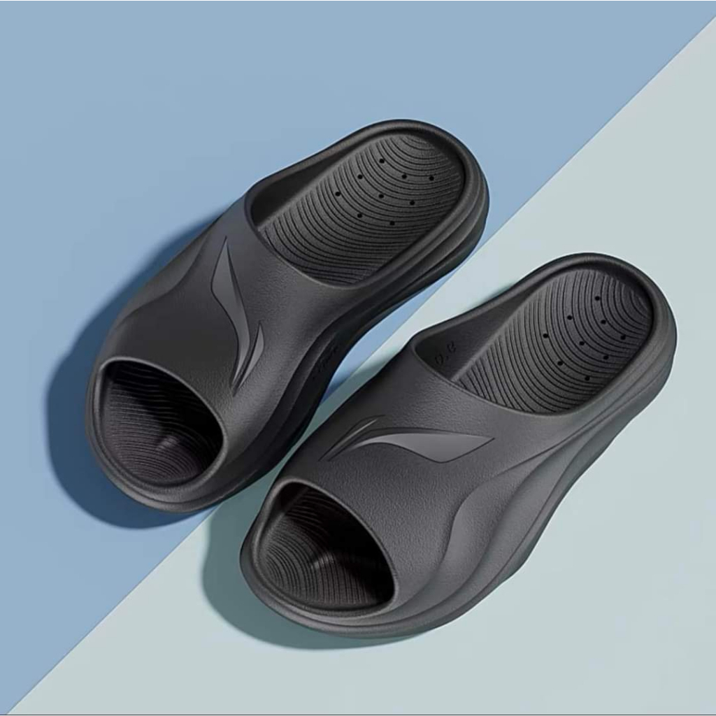 Genuine LiNing Men's Sports Molded Sandals Super Durable Solid Molded ...