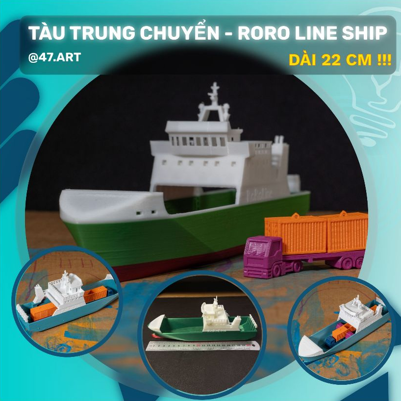 Ship Model - RoRo Line Ship [GENUINE 47.ART-IN 3D] making projects ...