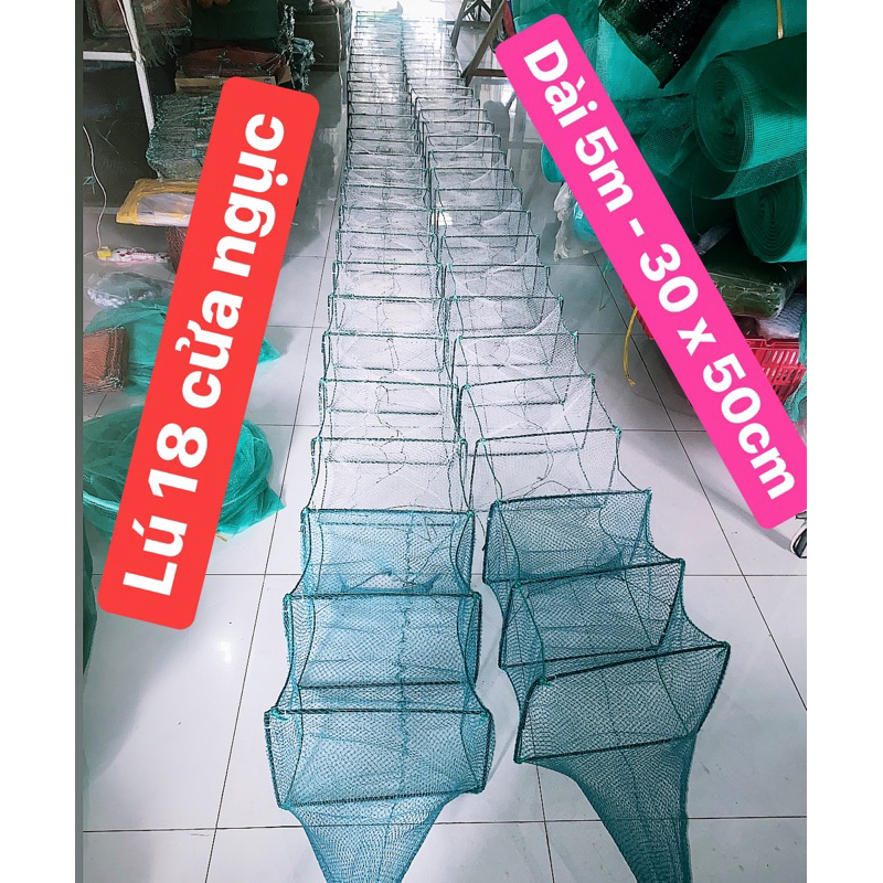 12-door prison trap 5m long Frame 30 x 50cm and 25 x35cm 4m long 18 ...
