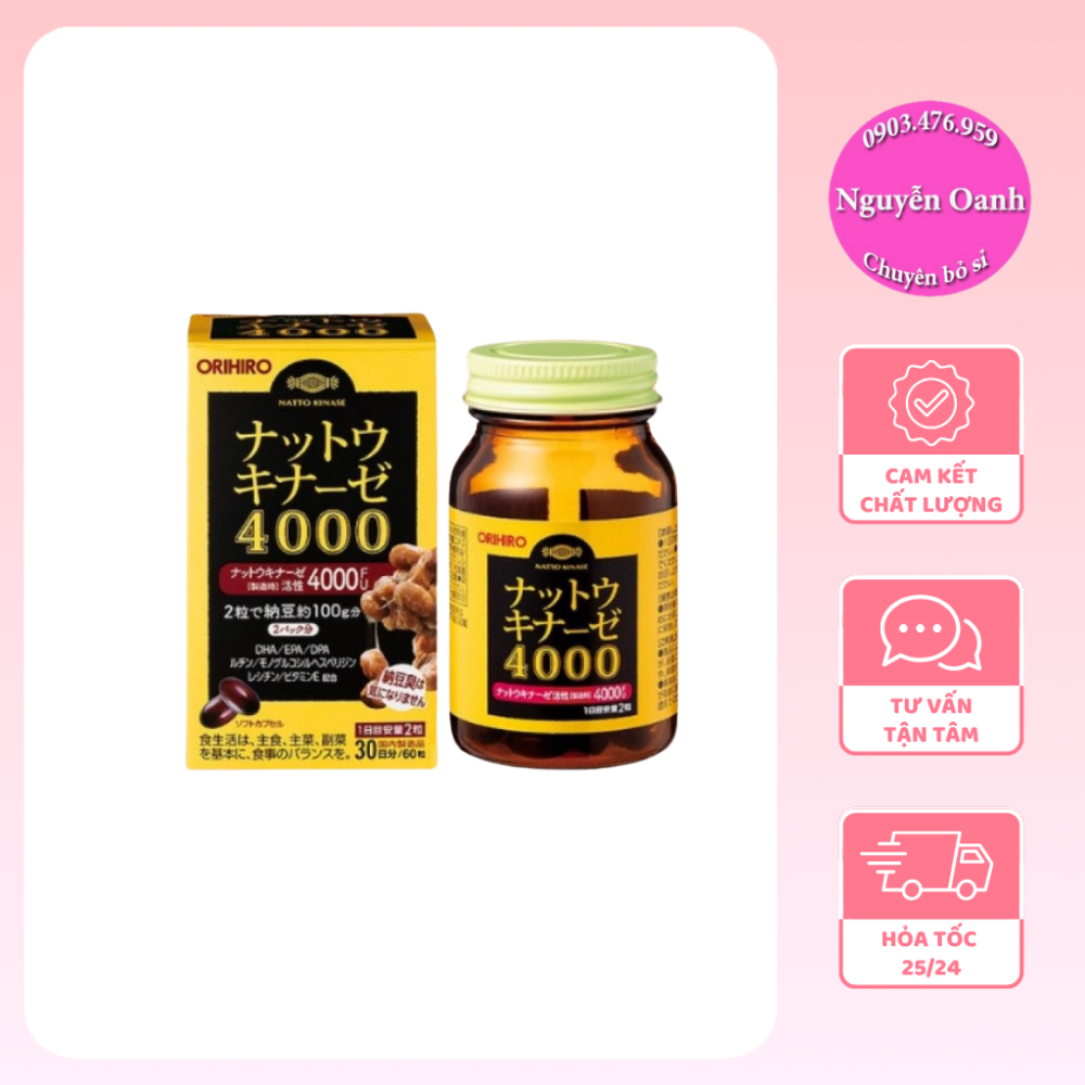 4000 FU Orihiro Stroke Prevention Oral Capsule 60 Tablets | Shopee Malaysia