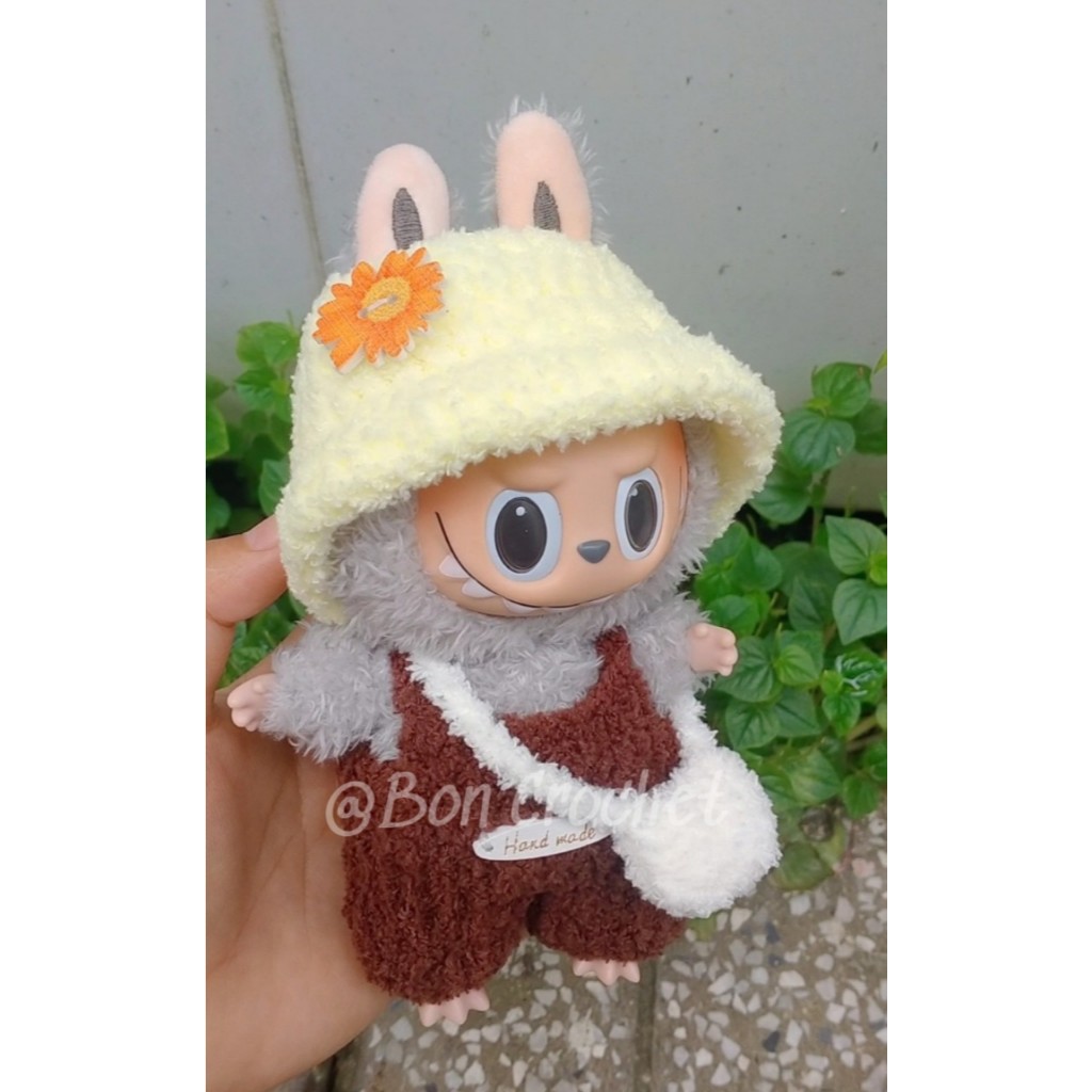 Bon crochet [Handmade] Outfit/ Clothes for Labubu macaron made of ...