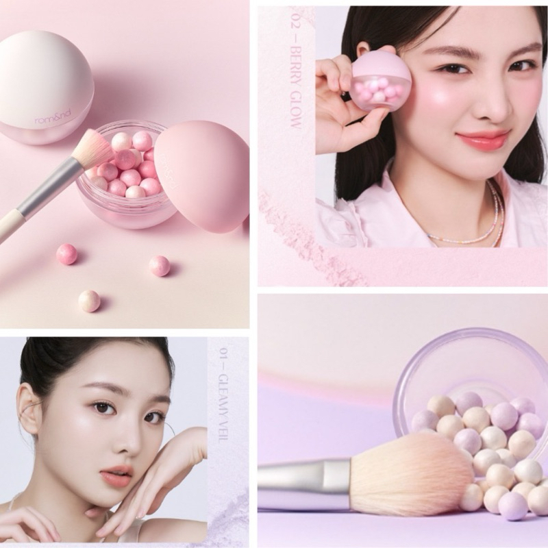 [NEW 2024] BLUSH WITH HIGHLIGHTER GOOSEUL ROMAND SHEER POWDER PEARLS ...