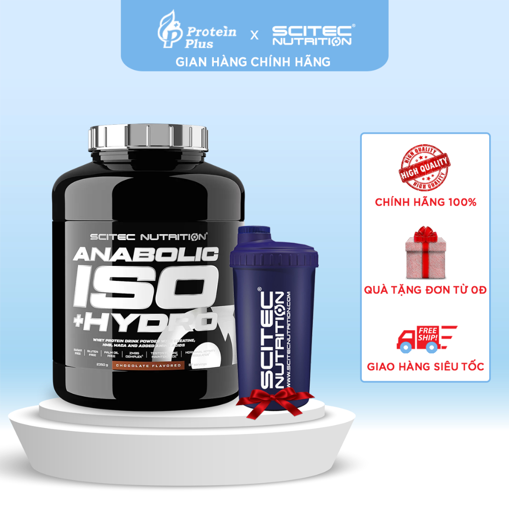 Whey Protein| Anabolic ISO + HYDRO 2350g (87 servings) Supports Muscle ...