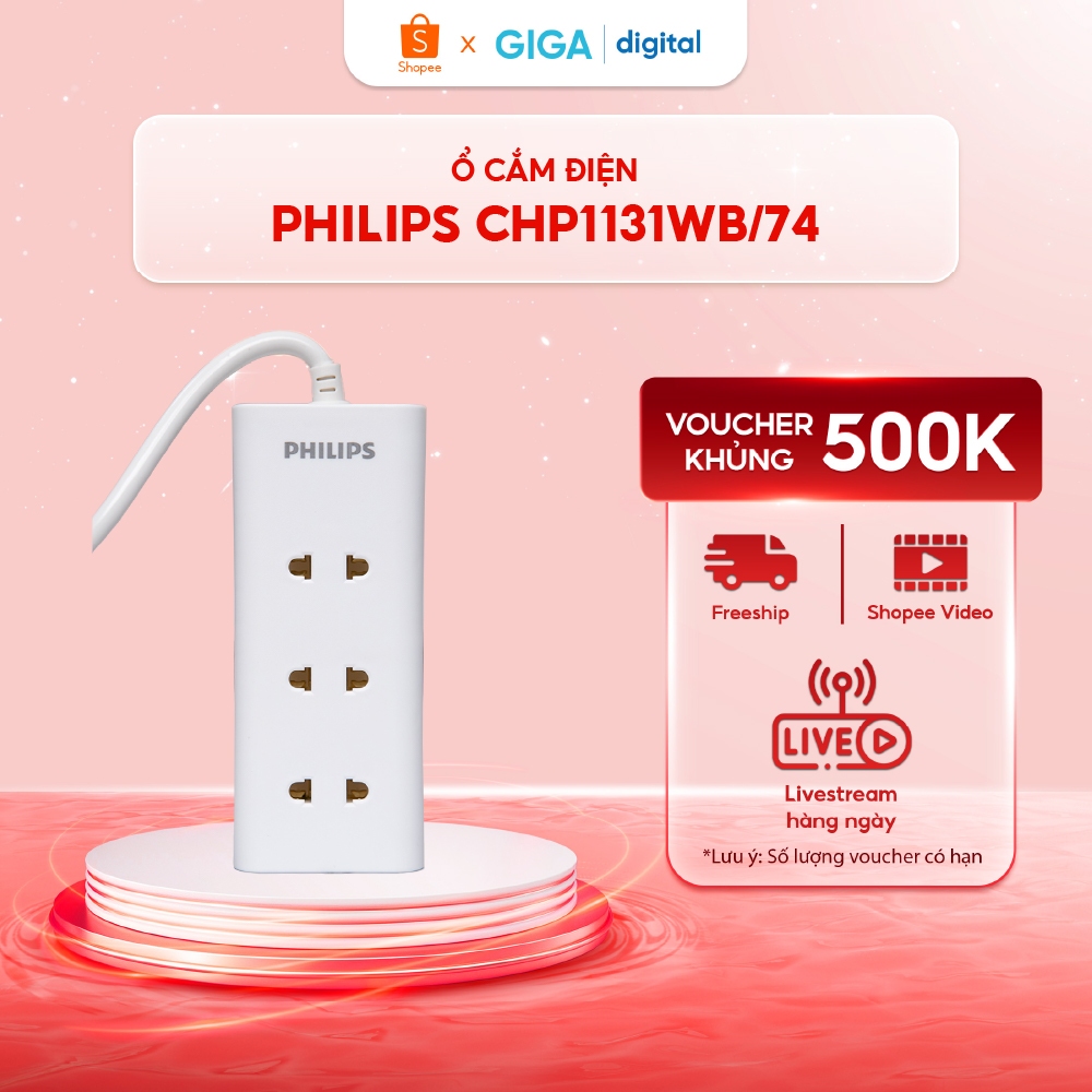 Philips CHP1131WB /74 Power Outlet - Power Outlet Automatically ...