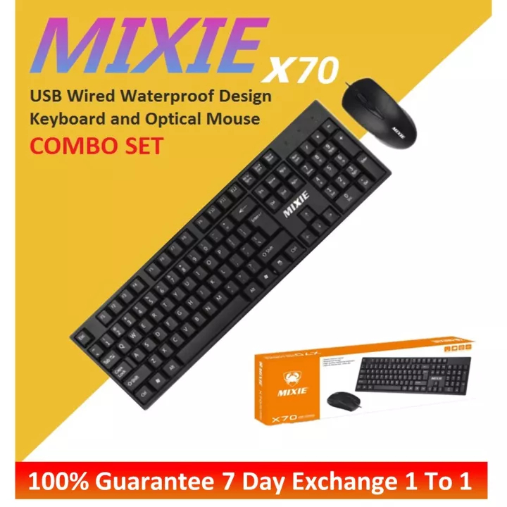 (MOBILCON) Combo KEYBOARD+MOUSE MIXIE X70S | Shopee Malaysia