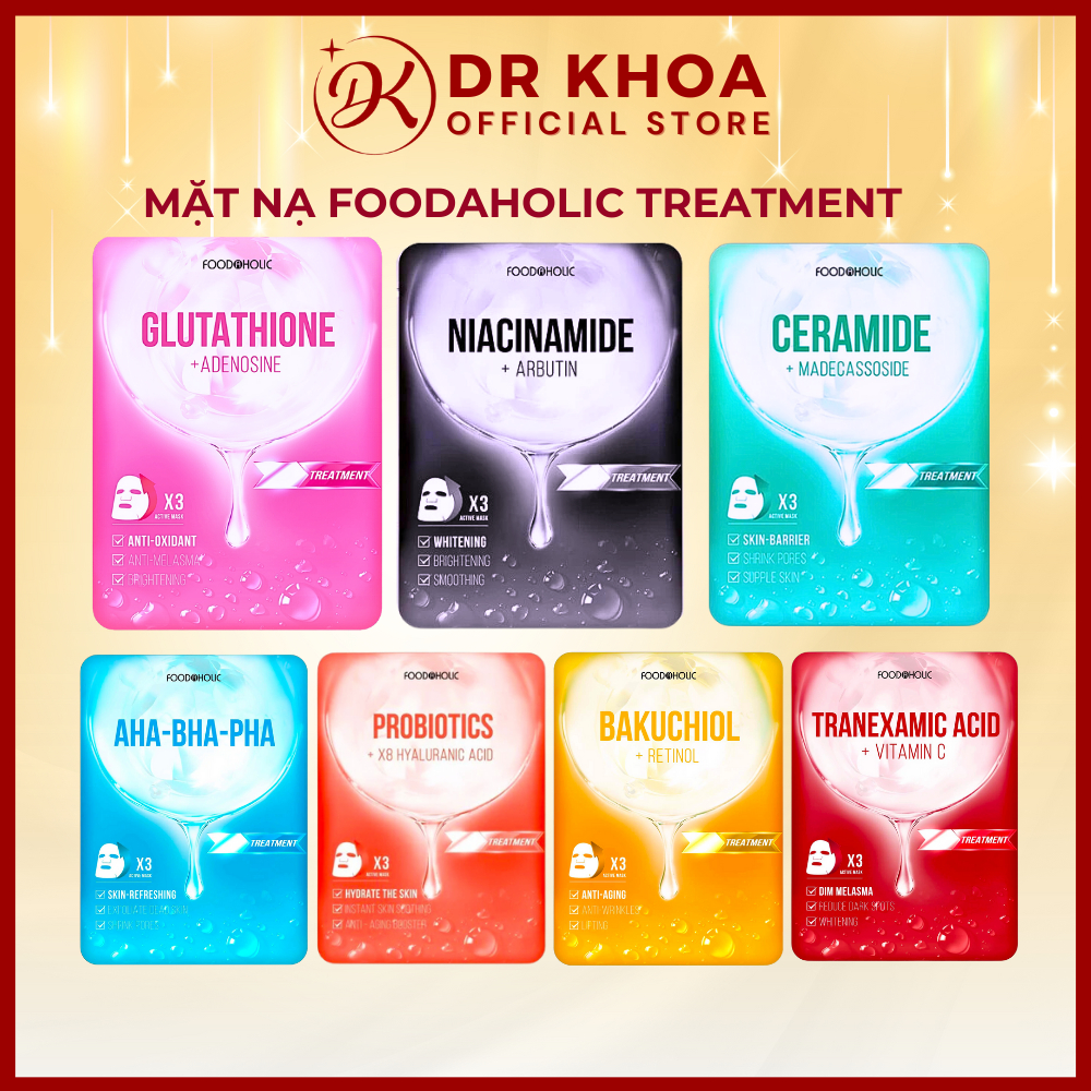 Foodaholic Mask Moisturizing, Whitening, Anti-Aging 23g (1 piece ...