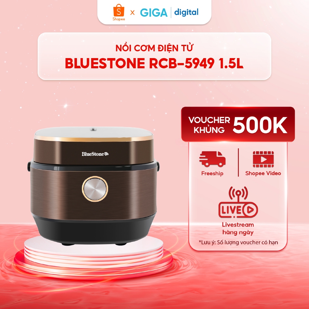 Bluestone 1.5 liter electronic rice cooker RCB-5949 - Diverse preset ...