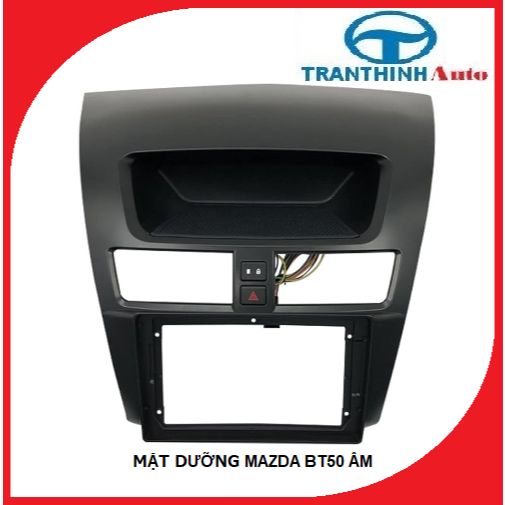 Mazda BT50 face mask (negative) installed with 9-inch android dvd ...