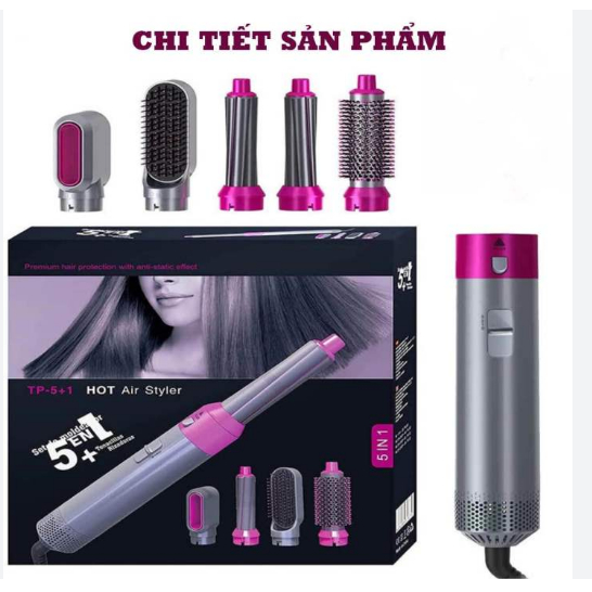 5in1 Multifunction Hair Dryer (HOT AIR STYLER) | Shopee Malaysia