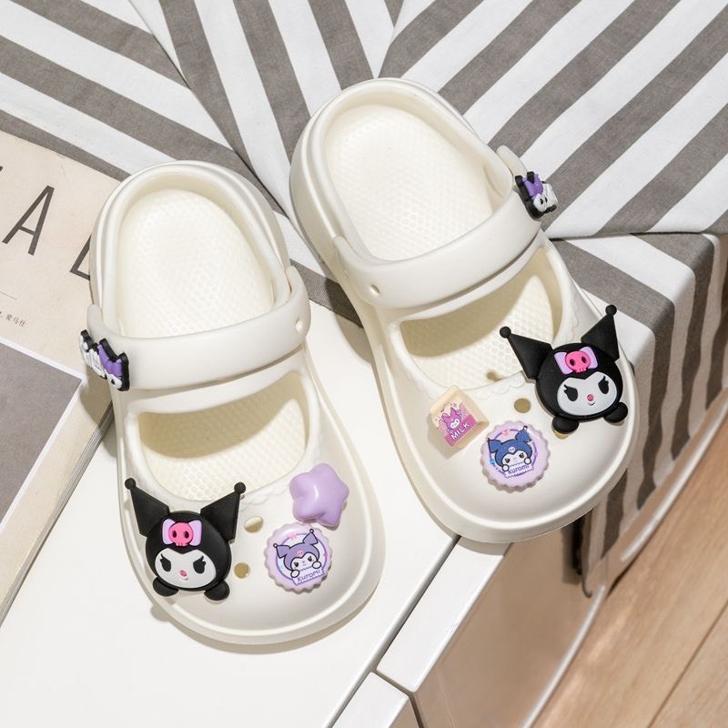 Guangzhou Soft Soles Mules For Girls With Fashion Stickers (Big Form ...