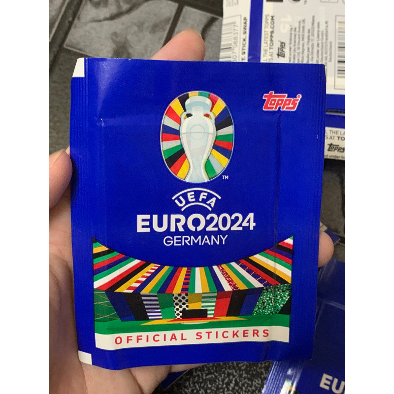 Topps EURO 2024 PLAYER STICKER PACK (6 pictures) | Shopee Malaysia