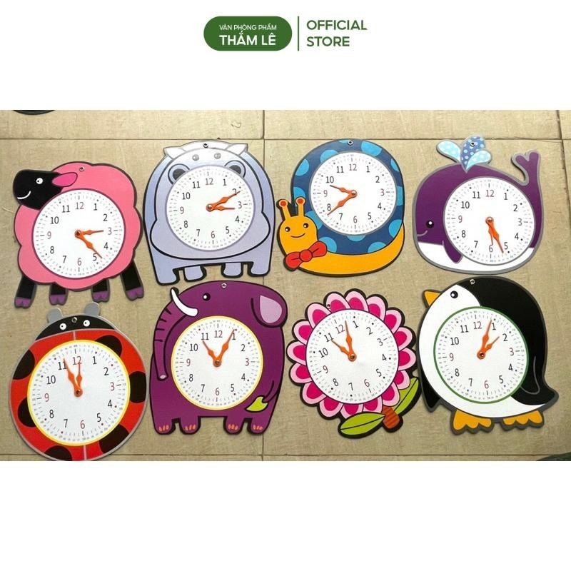 Animal clock teaching aids | Shopee Malaysia