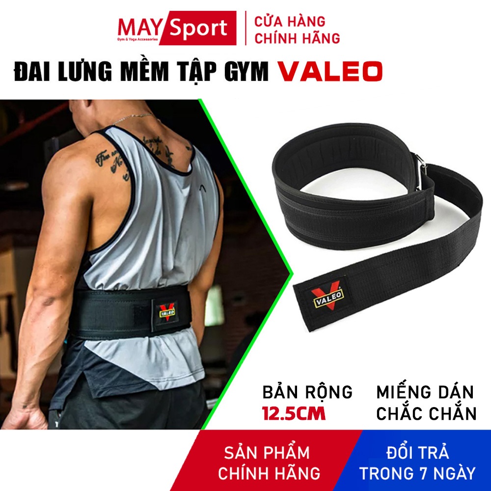 Valeo Soft Belt 12.5cm Version - Supports Gym Back Protection, Weights ...