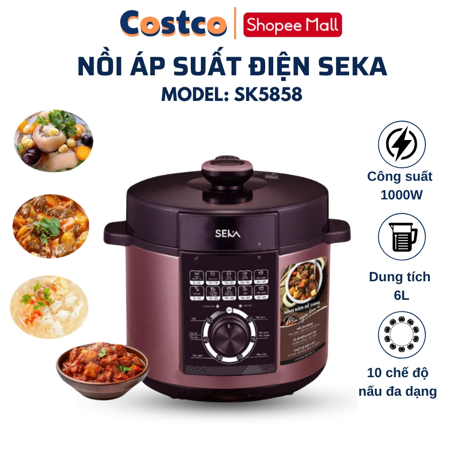 Seka SK5858 Multifunctional Electric Pressure Cooker With Capacity Of ...