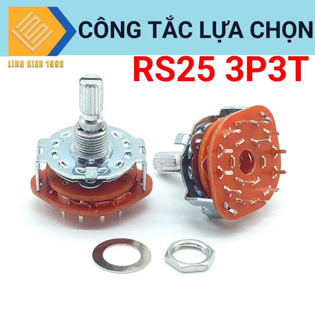 Switch Selection Switch RS25 3P3T 3 Pole 3 Positions | Shopee Malaysia