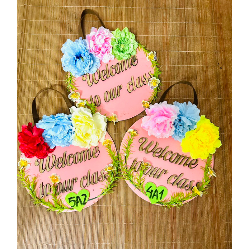 Class nameplate wooden classroom door decoration | Shopee Malaysia