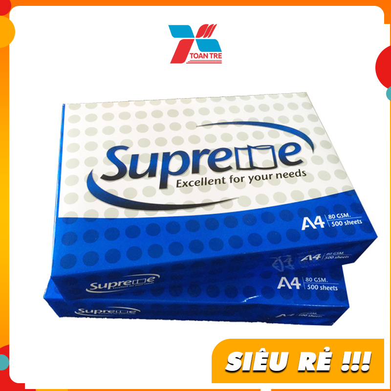 A4 SUPREME 80gsm printing paper imported from Thailand (500 sheets/ream) | Shopee Malaysia