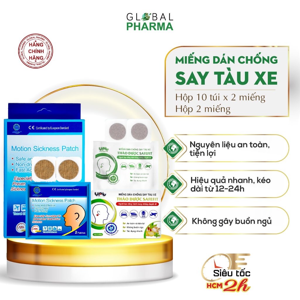 Safefit Mmotion Herbal Motion Sickness Stickers - Reduce Dizziness ...