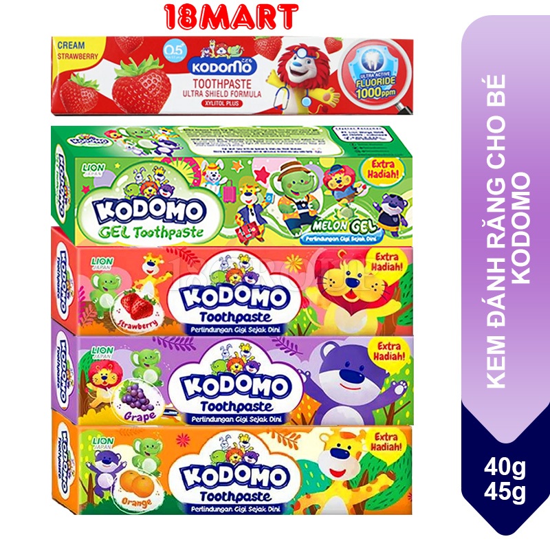 Kodomo Baby Toothpaste Orange/Grape/Strawberry/Melon 45g | Shopee Malaysia