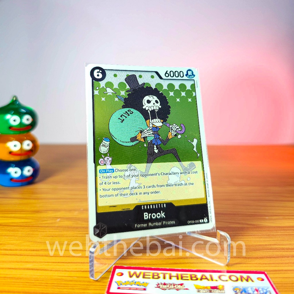 Genuine One Piece TCG Brook OP06-092 - Wings of the Captain | Shopee Malaysia