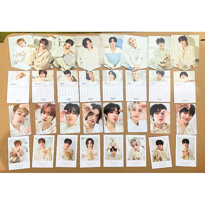 Season Greetings 2024 SKZ Stray Kids Calendar 2026 Desk Calendar ...