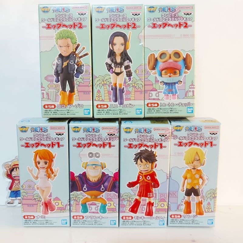 Genuine WCF Model [New + FullBox] EggHead Vol1 + 2 OnePiece | Shopee ...