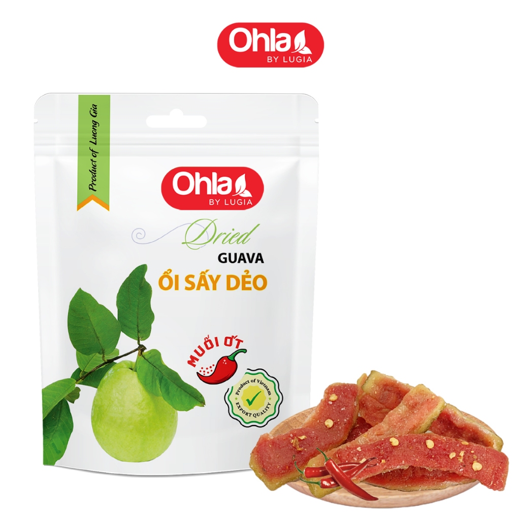 Ohla dried guava with salt and chili, 100g bag | Shopee Malaysia