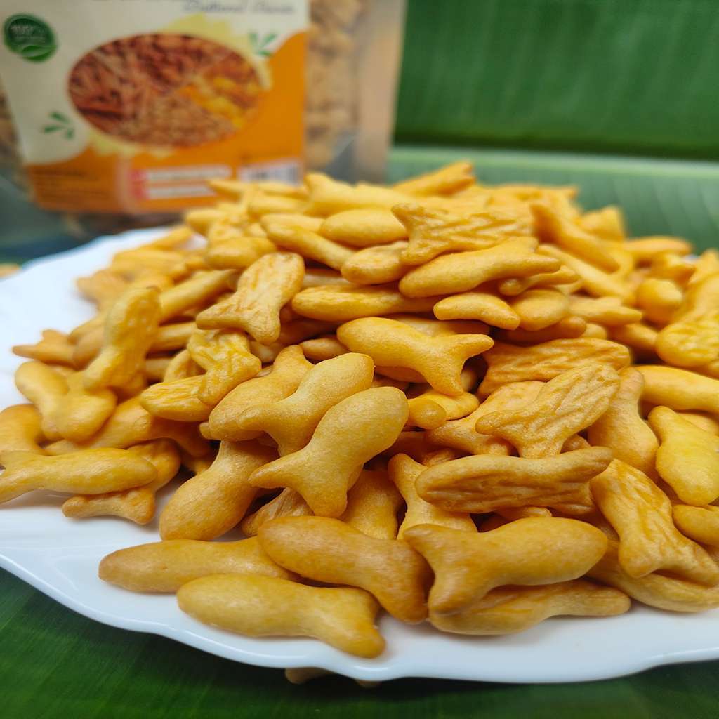 Phuc An Fish Biscuits Are Delicious And Mild Salty 500g | Shopee Malaysia