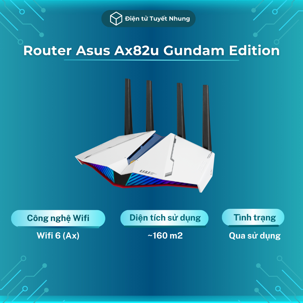 Asus RT-AX82u Gundam Edition Router, Game Specialist, Used - Wifi ...