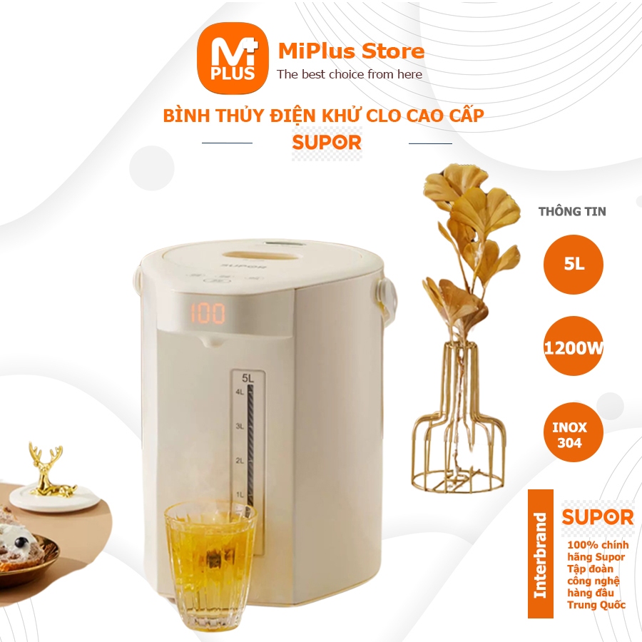 Supor 5L electric water heater Dechlorinated baby milk water heater, with 8 heat levels | Shopee ...