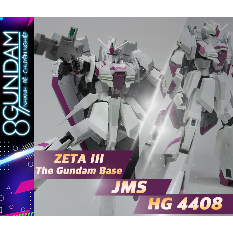 Hg MSZ-006-3 Zeta 3 III Fighter JMS Assembly Model (with base + water ...