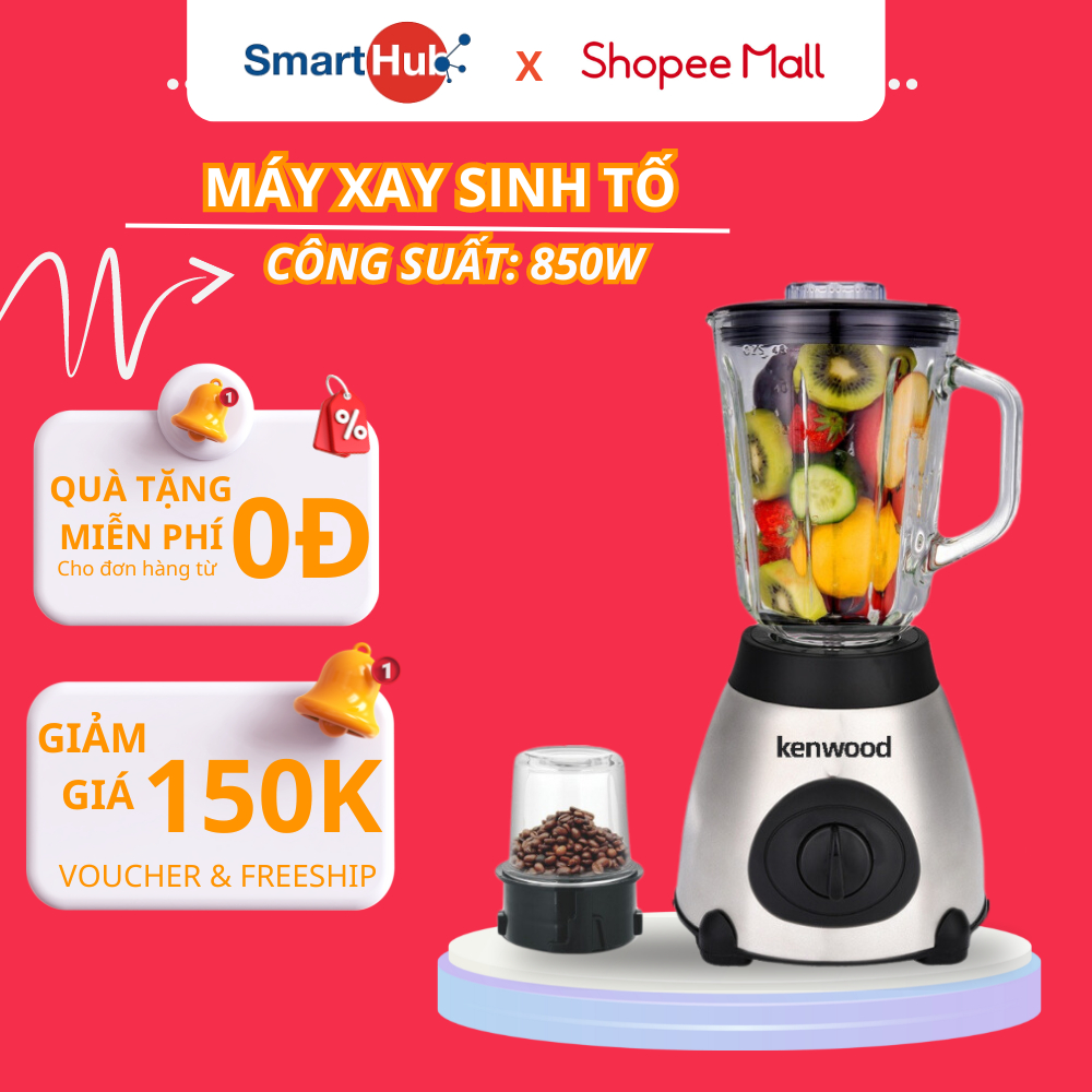 Kenwood 2 Jar Blender, Multi-Purpose Blender, Fruit Grinder, Seed ...