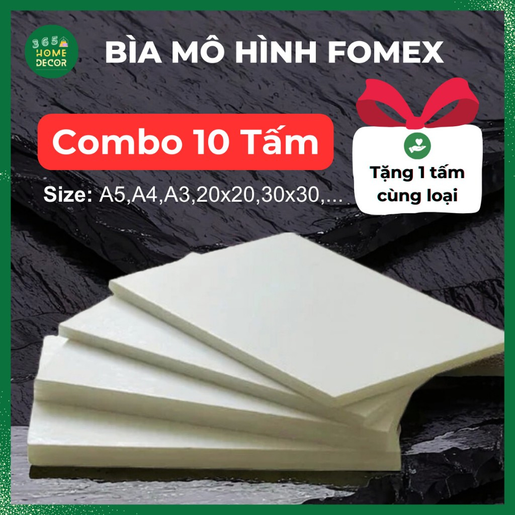 Combo 10 FOMEX Foam Model Cover pvc Foam 2mm / 3mm / 4mm / 5mm / 8mm ...