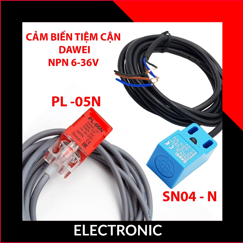 Proximity Metal Sensor SN04-N NPN 6-36V DAWE - DAWEI PL-05N NPN - Metal Sensor | Shopee Malaysia