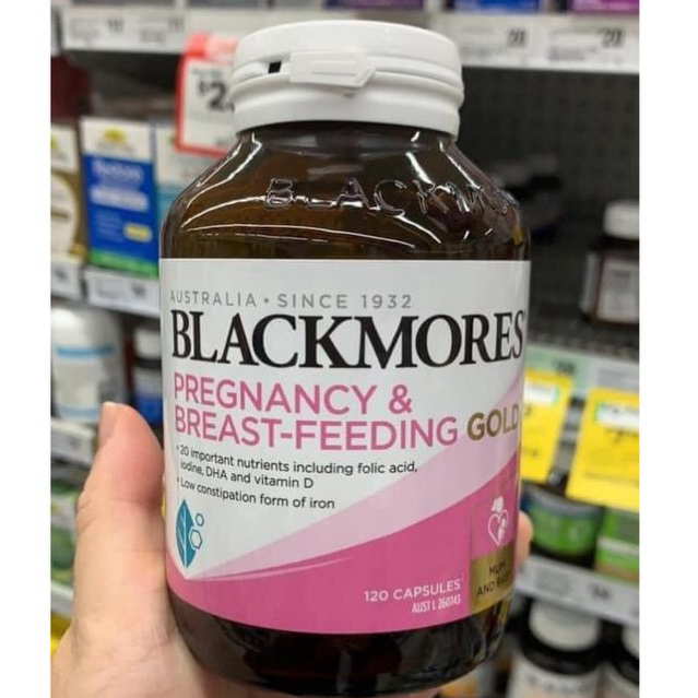 Blackmore Pregnancy and Breastfeeding Gold 120 tablets | Shopee Malaysia