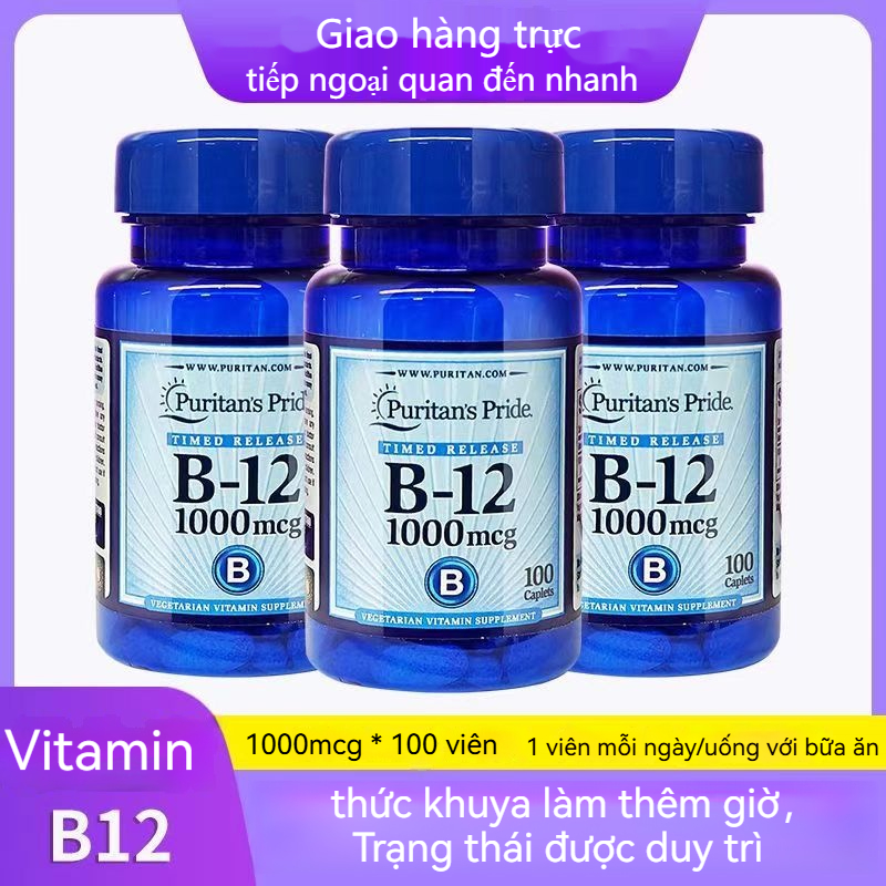 Puritan's Pride Vitamin B12 1000mcg Blood Supplement, Dizziness ...