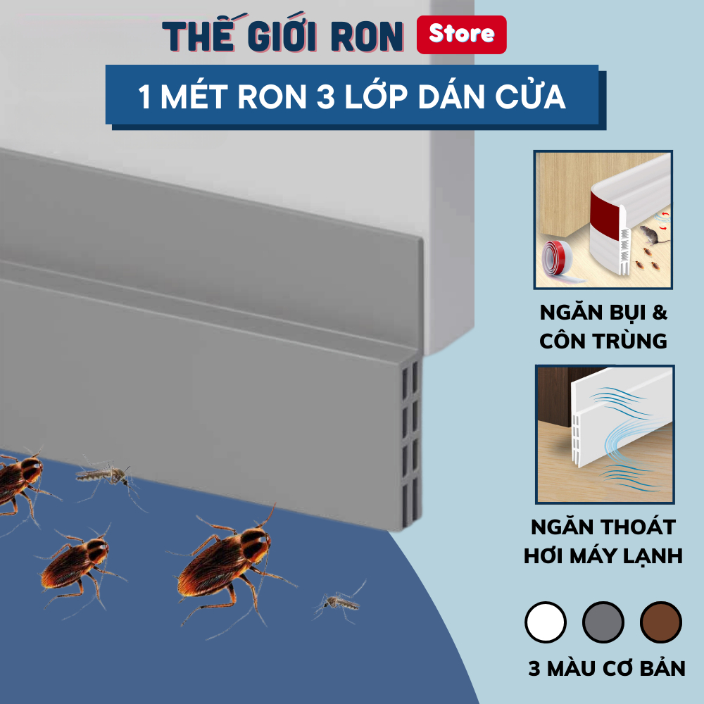 5mm Thick Door Gap Blocker, Extremely Sticky Door Gap Sealer to Prevent ...