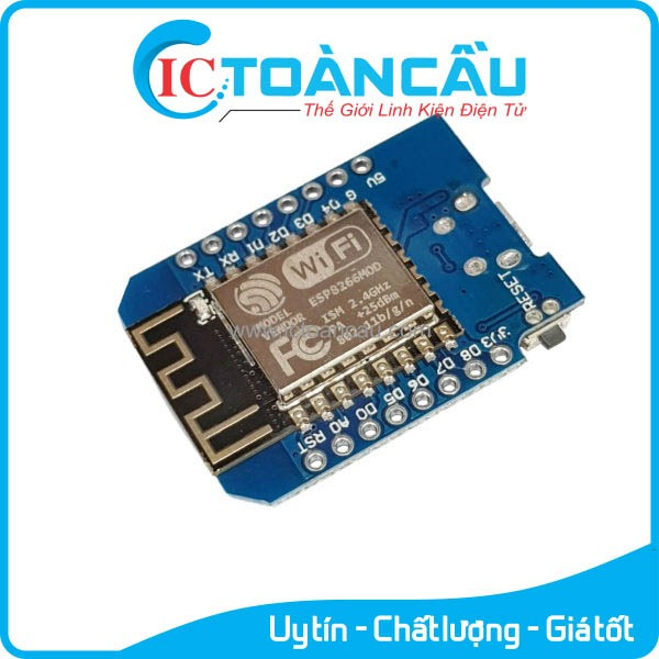 Wemos D1 mini ESP8266 WiFi Transceiver Circuit with plug + micro usb ...