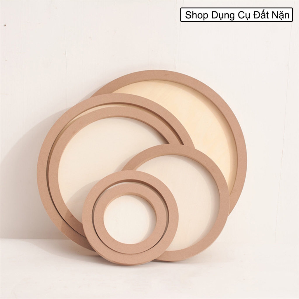Round picture frames for making clay paintings, decorating crafts, diy ...