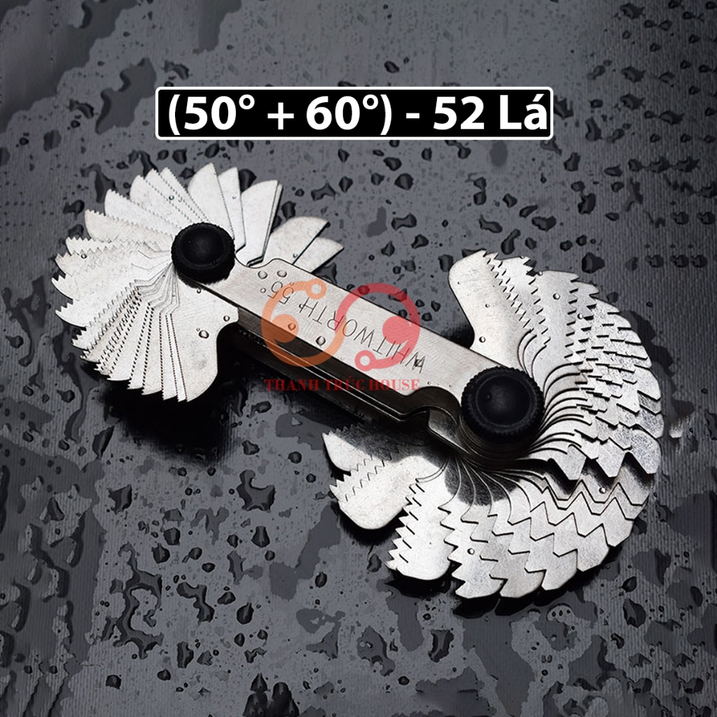 52-leaf 40-leaf thread gauge - Thread tapping gauge, tooth pitch ...