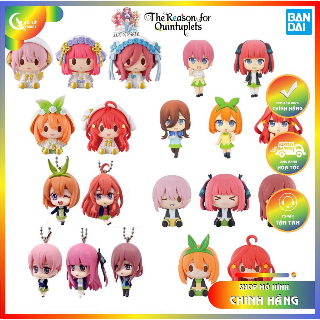 Model Gacha Gotoubun no Hanayome mini figure And Bandai Genuine ...