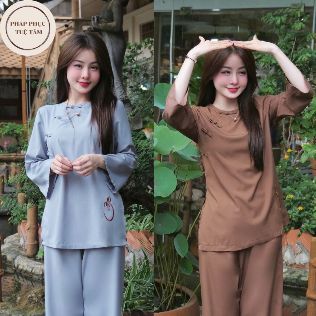 Dharma clothes for going to the temple with buttons CNY embroidered ...