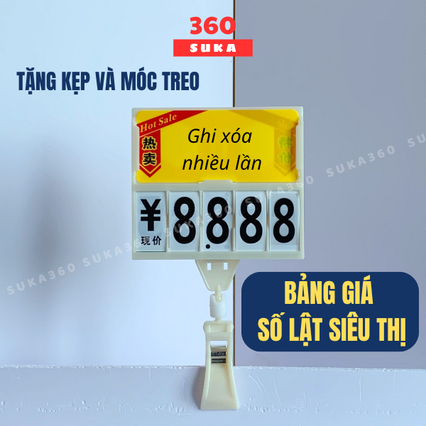 Supermarket price list clip, Supermarket clip set with flip number ...
