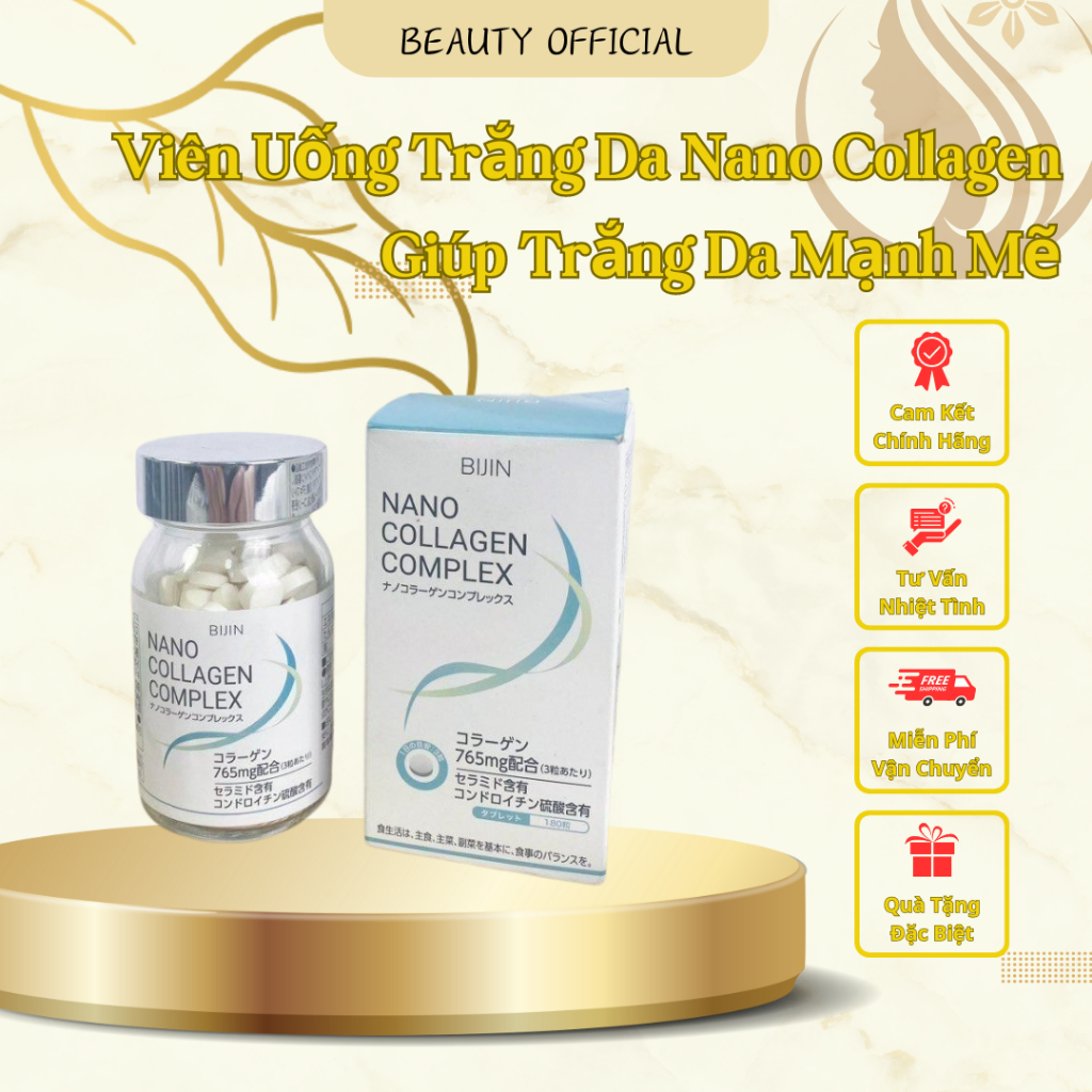 Nano Collagen Skin Beauty Oral Tablet Helps Replenish Collagen, Daily ...