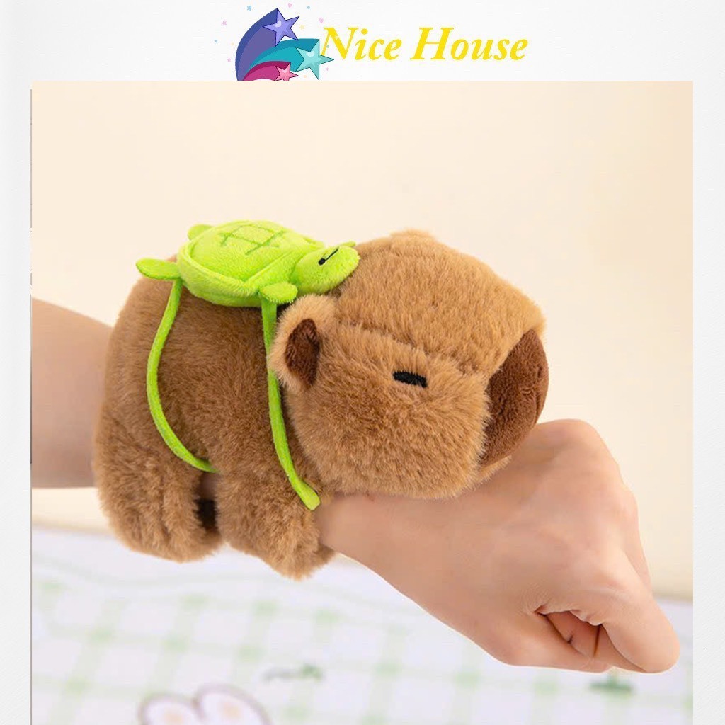 Capybara Teddy Bear Capybara super cute wearable toy bracelet 20cm ...