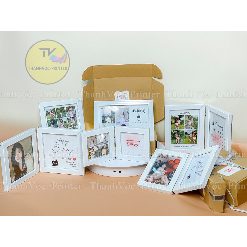 {Free Gift Box + Straw + Card} Birthday and wedding anniversary photo ...