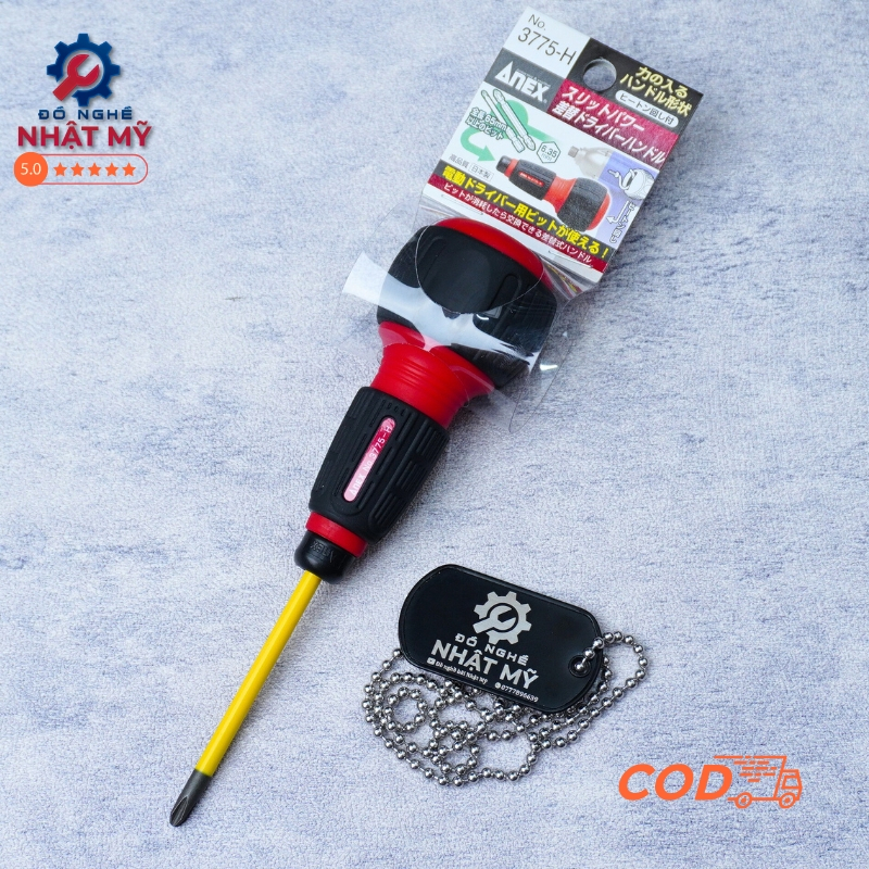 [Genuine Anex Japan] Anex No.3775-H screwdriver shank (using 6.35mm ...