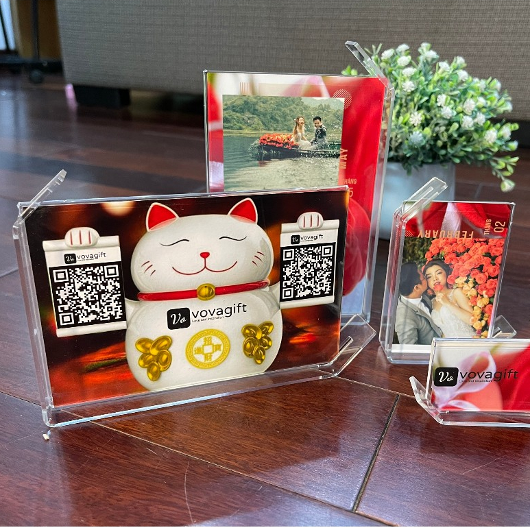 Menu Mica Shelf QR Code 2-Way Mica Desktop Talent Code For Horizontal ...