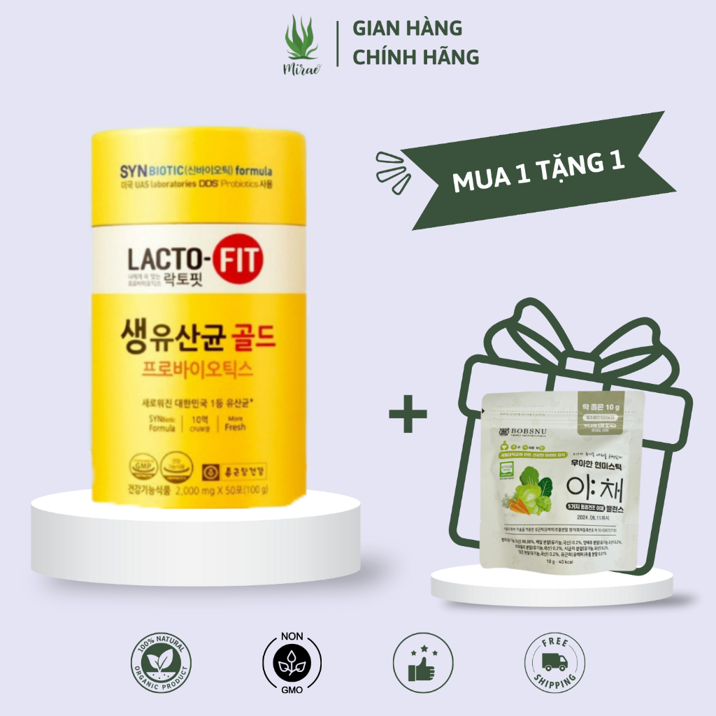 Korean Lacto Fit Probiotics (Gold) supports digestion | Shopee Malaysia