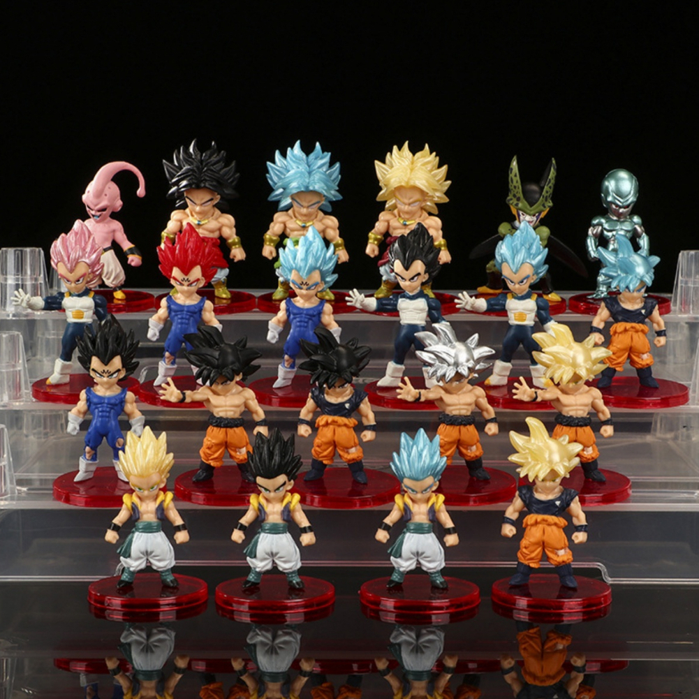 Dragonball model Set of 16 Dragon Ball chibi characters WCF Version A ...